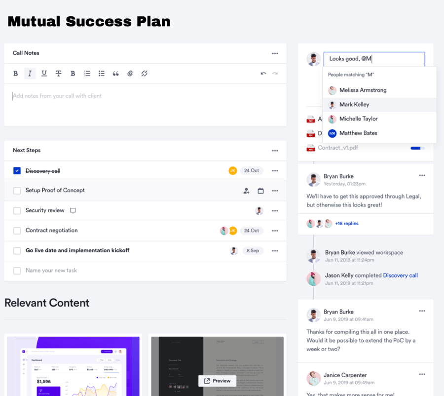 Mutual Success Plans: A Collaborative Approach | CustomerThink